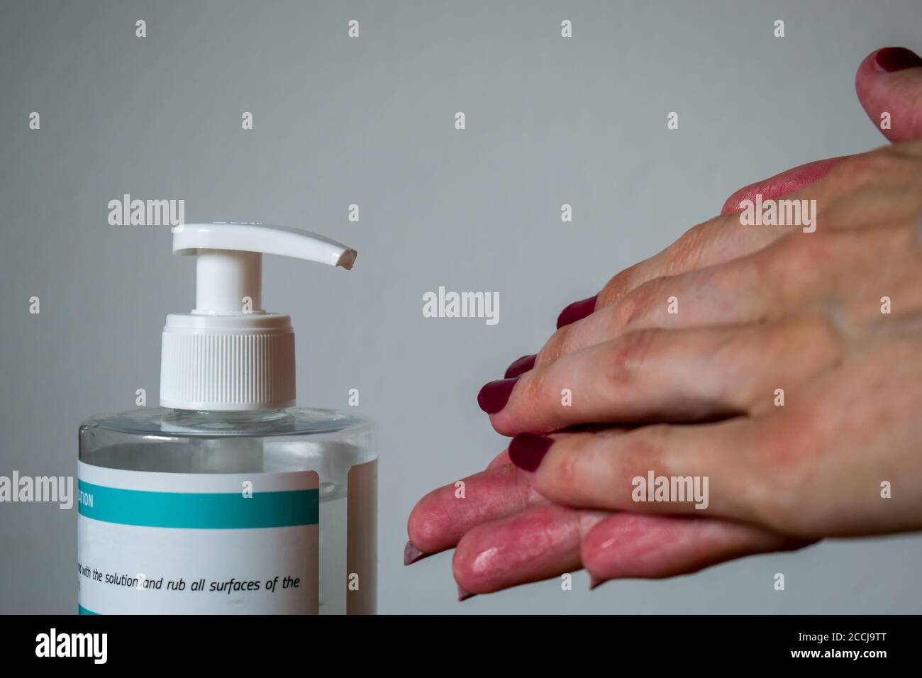 Antibacterial hand gel hi-res stock photography and images - Alamy