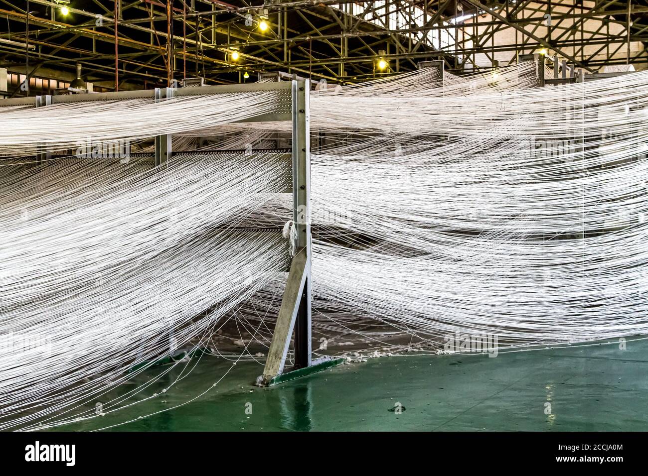 Johannesburg, South Africa - October 16, 2012: Cotton Thread lines for ...