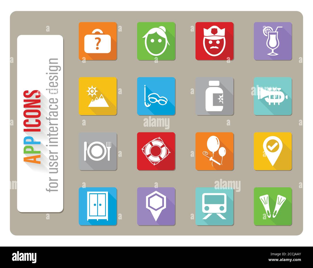 travel icon set Stock Vector Image & Art - Alamy