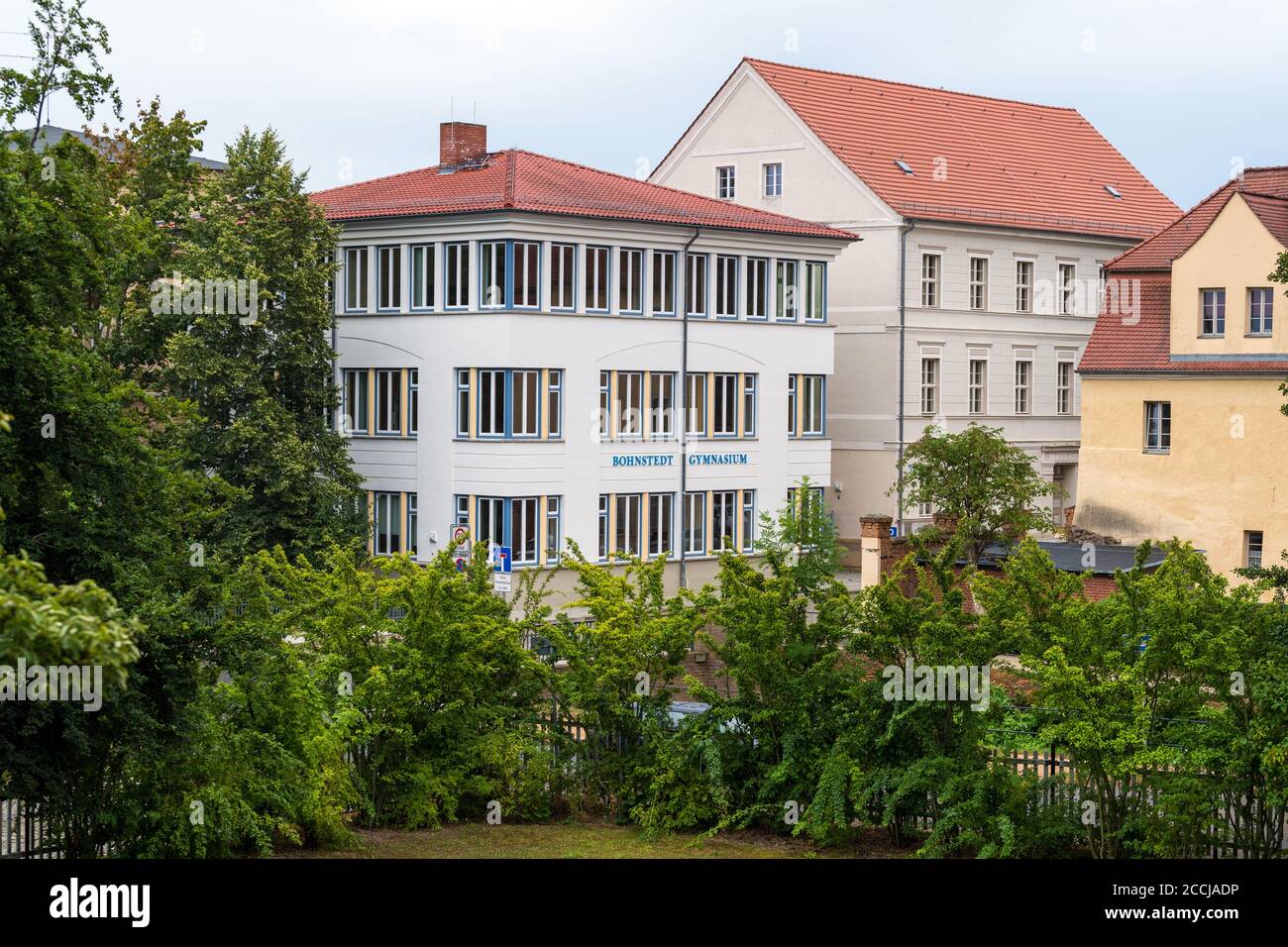 Luckau, Germany. 02nd Aug, 2020. The Bohnstedt grammar school on the ...