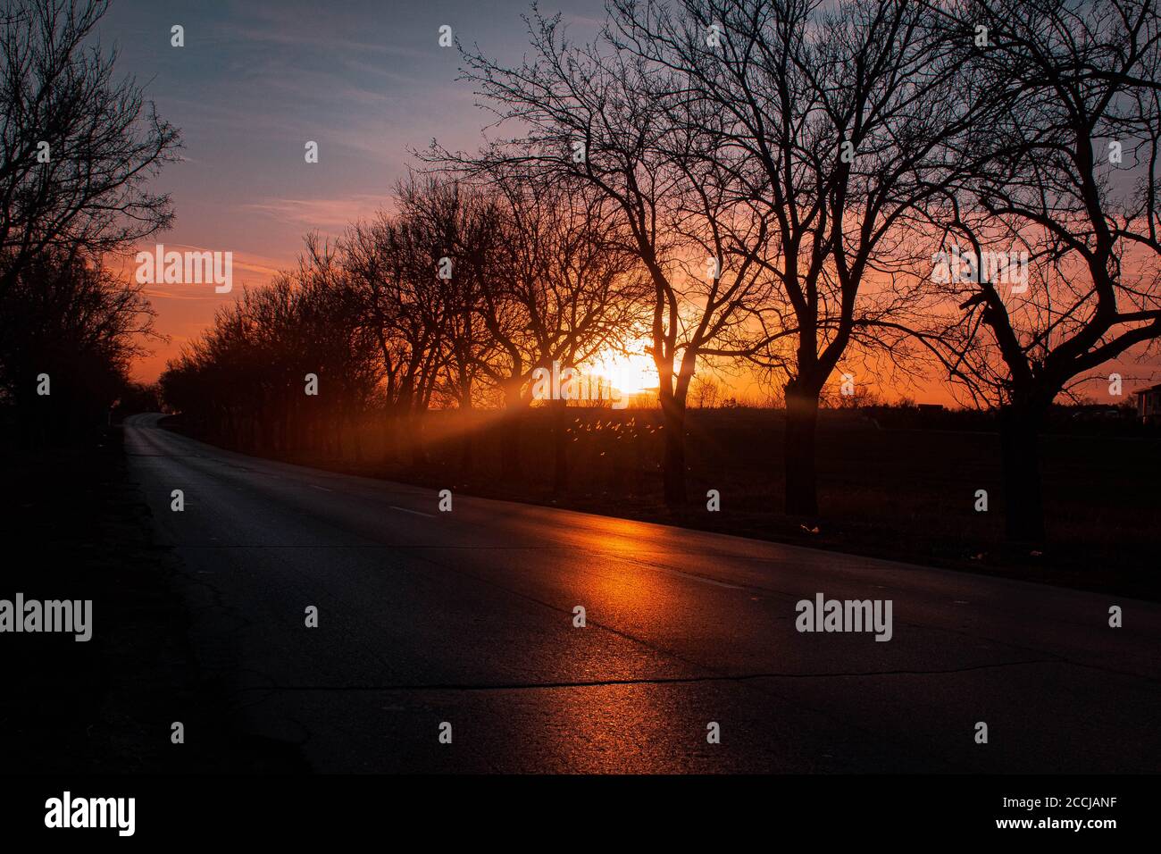 Beautiful Sunset and Night images Stock Photo - Alamy