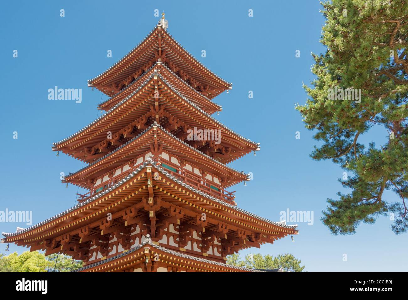 Nara, Japan - Yakushiji Temple in Nara, Japan. It is part of UNESCO ...
