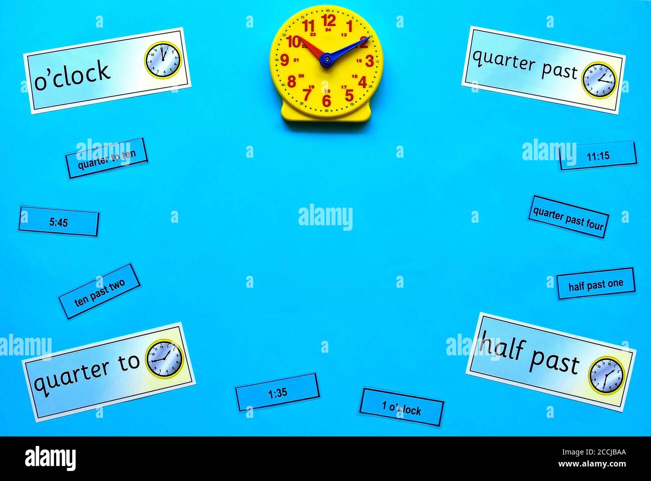 Maths concept flatlay on a yellow background with copyspace, focusing ...