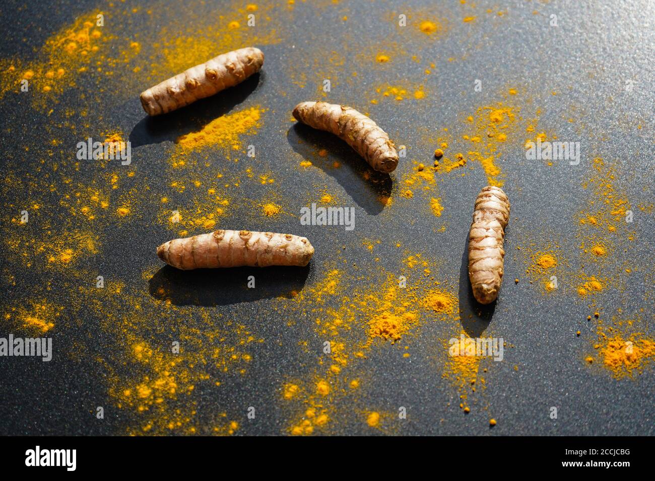 Turmeric Curcuma longa the yellow spice Stock Photo - Alamy