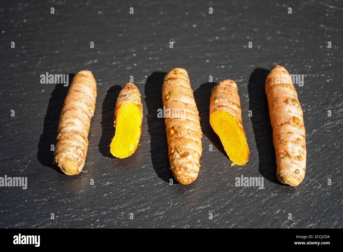 Turmeric Curcuma longa the yellow spice Stock Photo - Alamy