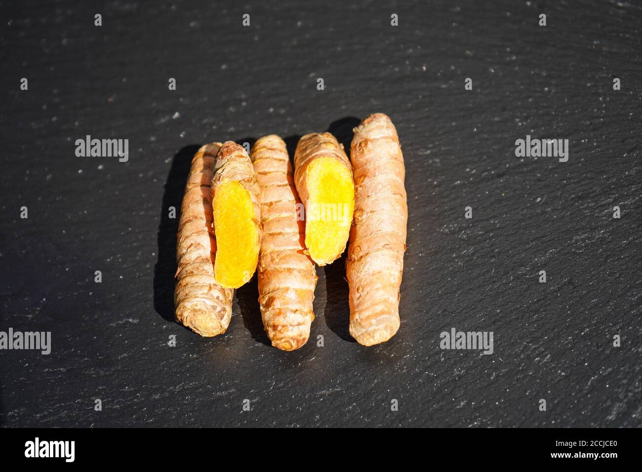 Turmeric Curcuma longa the yellow spice Stock Photo - Alamy