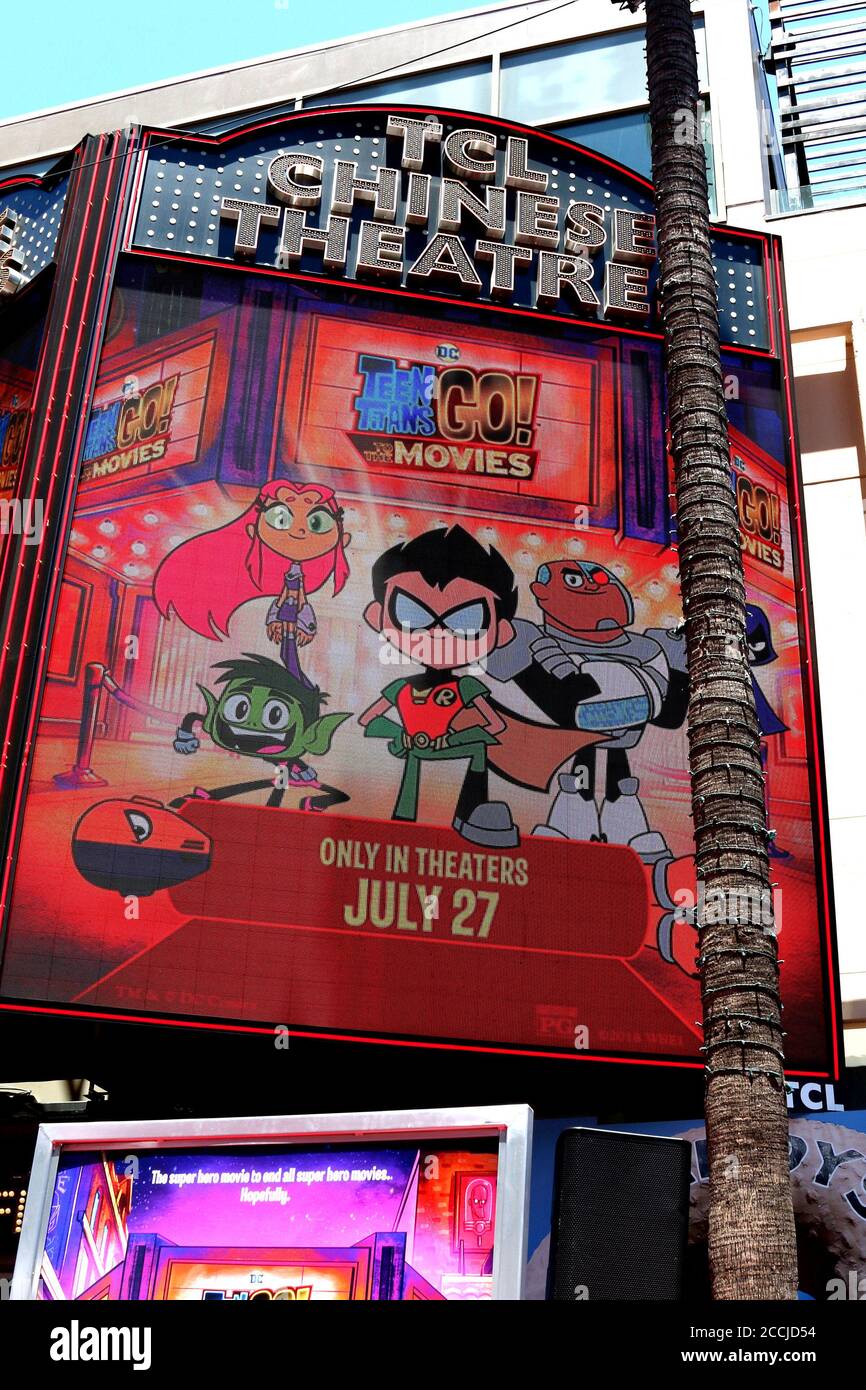LOS ANGELES - JUL 22: Atmosphere at the Teen Titans Go! To the Movies ...