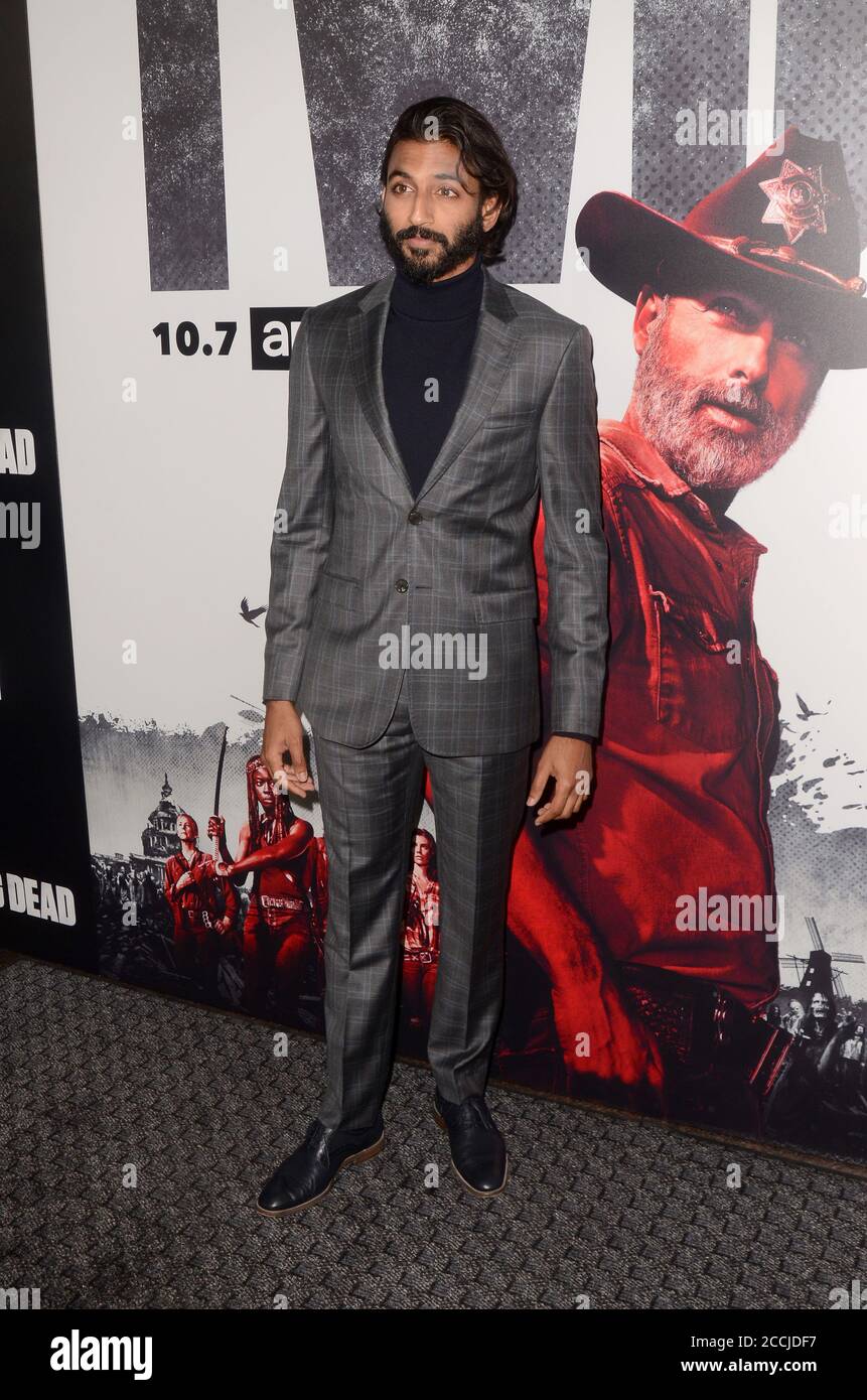 LOS ANGELES - SEP 27: Avi Nash at the The Walking Dead Season 9 ...