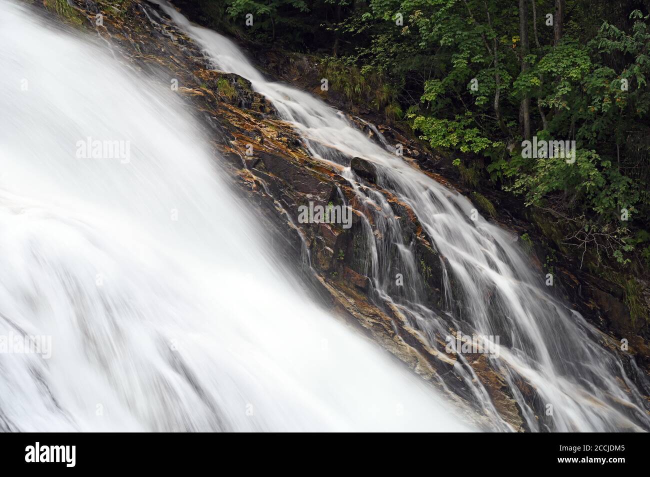 waterfall Gasteiner Ache river Bad Gastein Stock Photo - Alamy