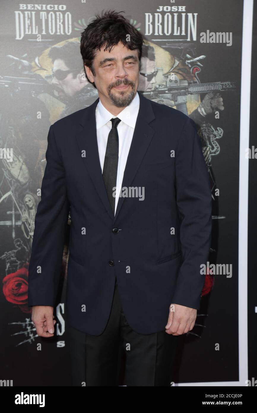 LOS ANGELES - JUN 26: Benicio del Toro at the Sicario: Day Of The ...