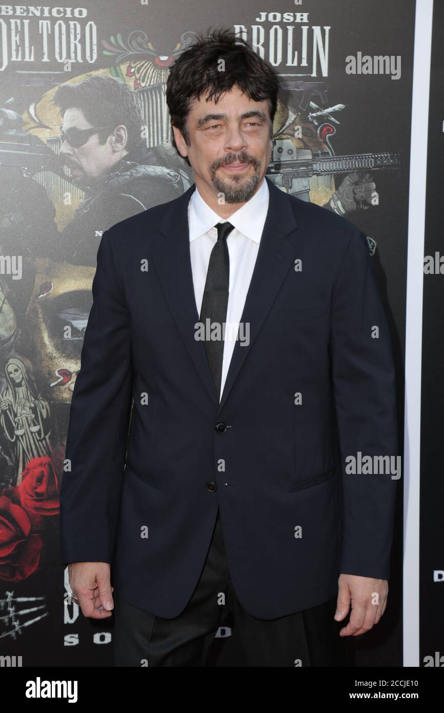 LOS ANGELES - JUN 26: Benicio del Toro at the Sicario: Day Of The ...