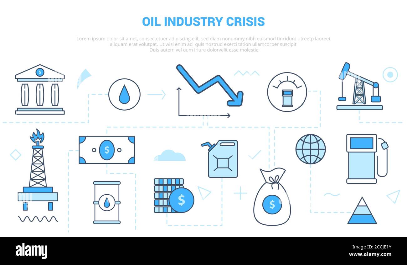 Blue line drop in crude hi-res stock photography and images - Alamy