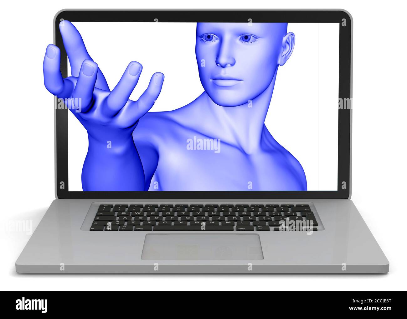 Virtual assistant human hi-res stock photography and images - Alamy