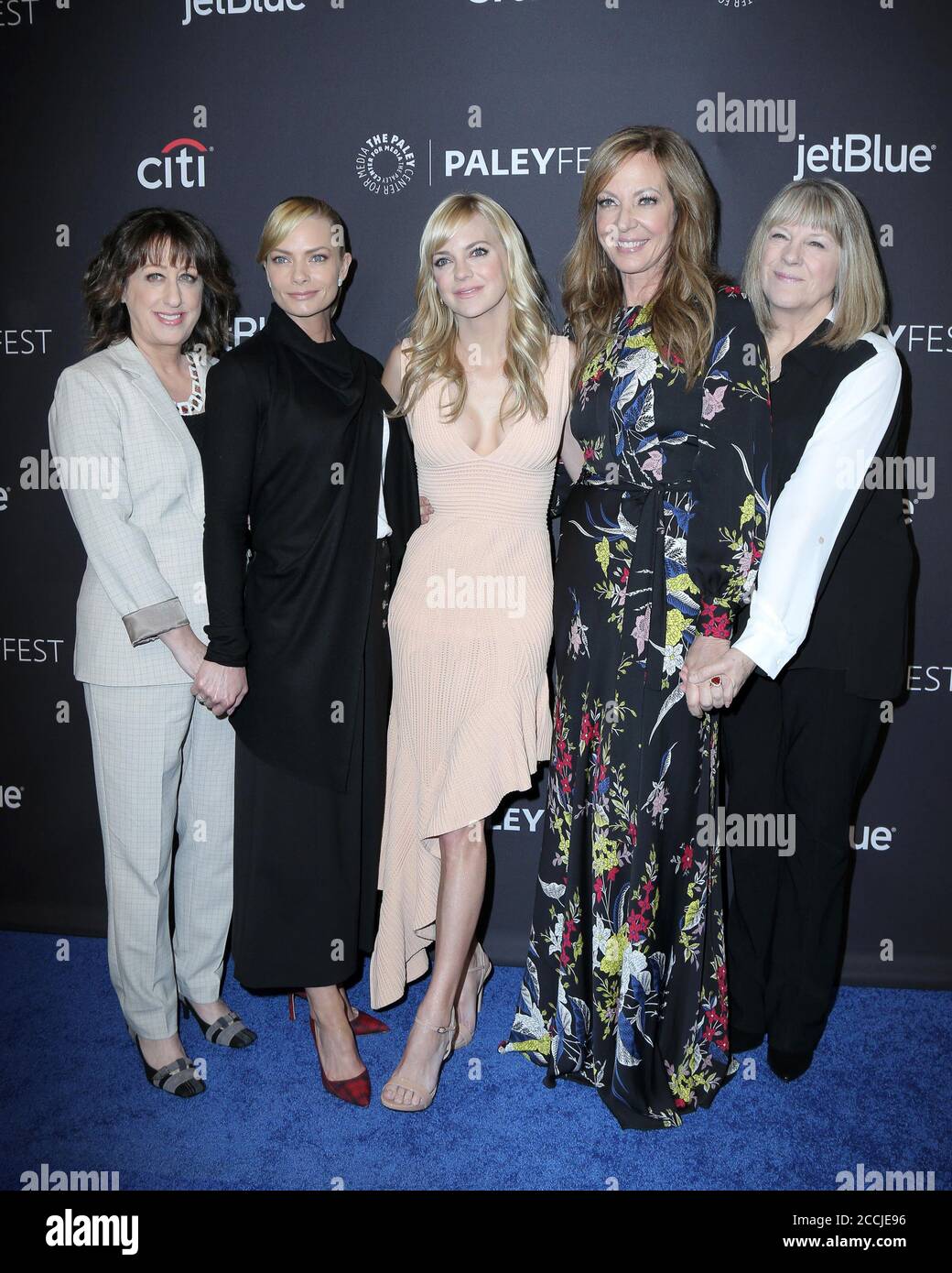 LOS ANGELES - MAR 24: Beth Hall, Jaime Pressly, Anna Faris, Allison ...
