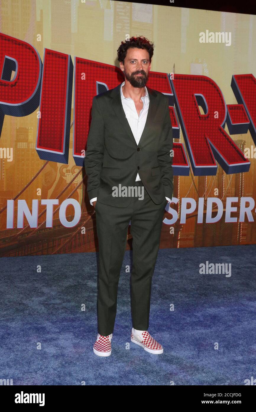 LOS ANGELES - DEC 1: Bob Persichetti at the Spider-Man: Into the Spider ...