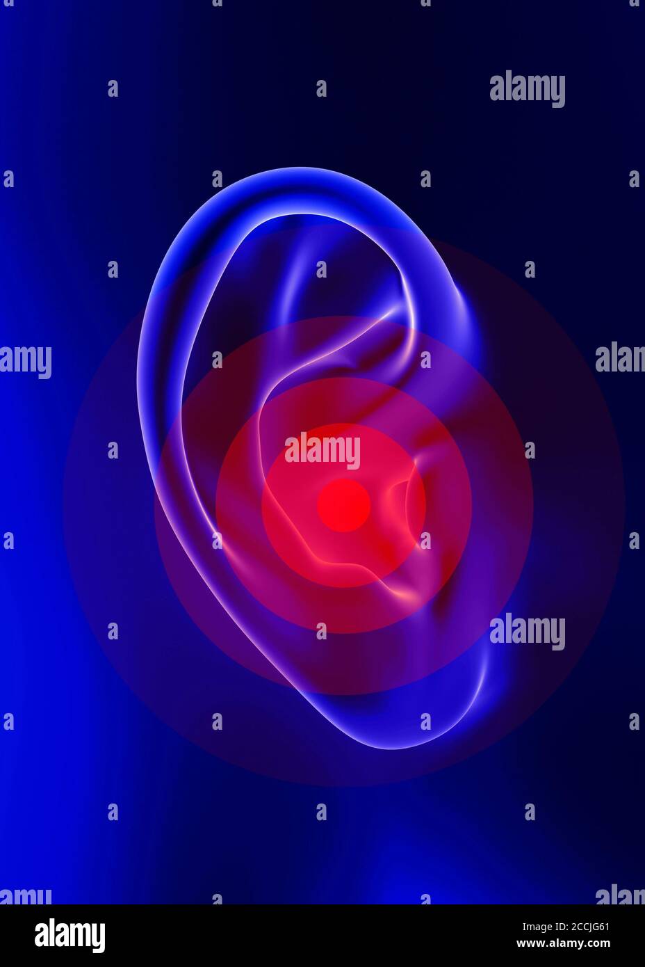 Earache - 3D Stock Photo - Alamy