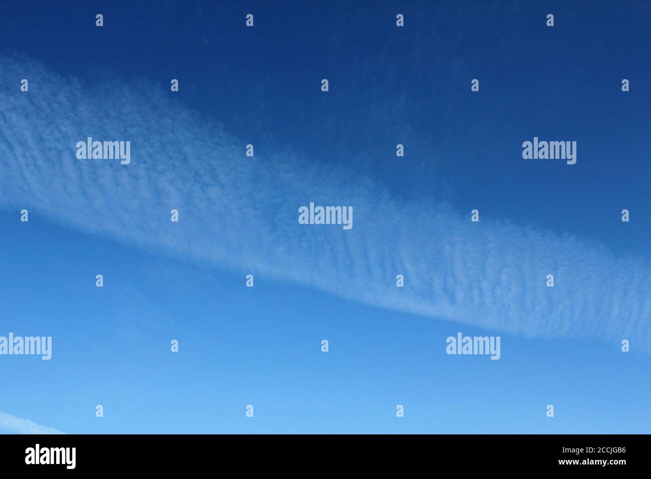Lines of clouds in the sky Stock Photo - Alamy