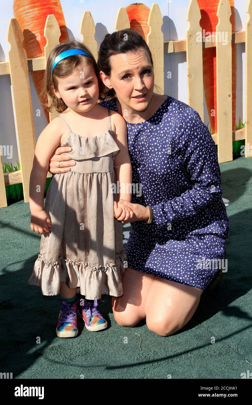 LOS ANGELES - FEB 3: Carla Gallo at the Peter Rabbit Premiere at the ...