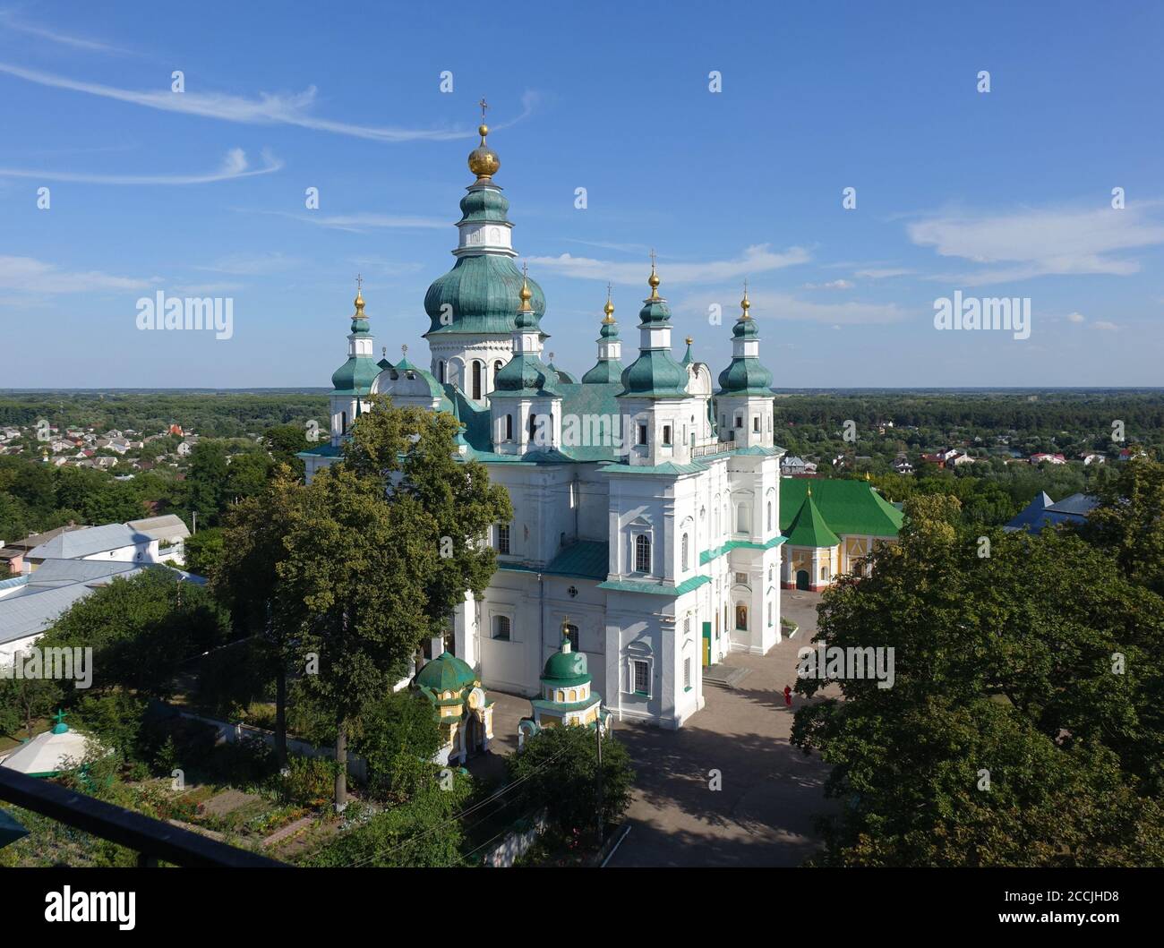 historic christian architecture of Chernihiv, Ukraine, Trinity ...
