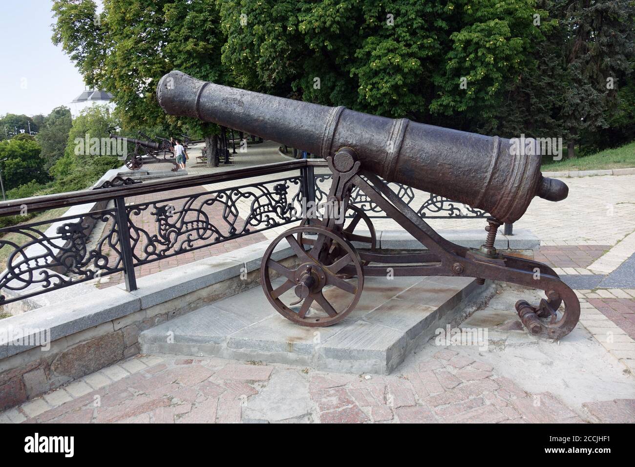 Historic cannon Val, Chernihiv, Ukraine Stock Photo - Alamy