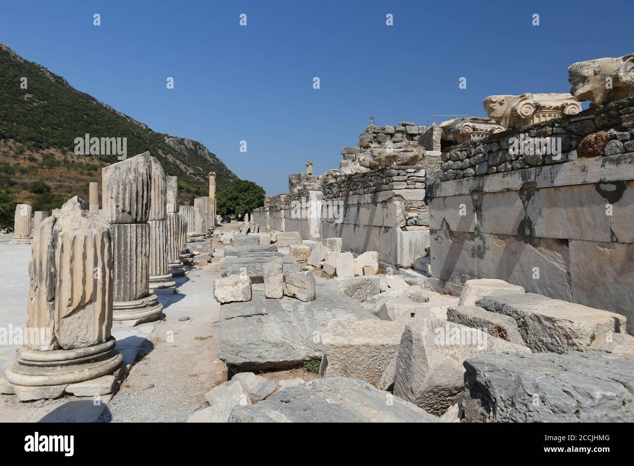 Ephesus Ancient City in Selcuk Town, Izmir City, Turkey Stock Photo - Alamy