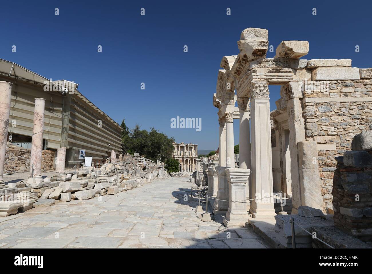 Ephesus Ancient City in Selcuk Town, Izmir City, Turkey Stock Photo - Alamy