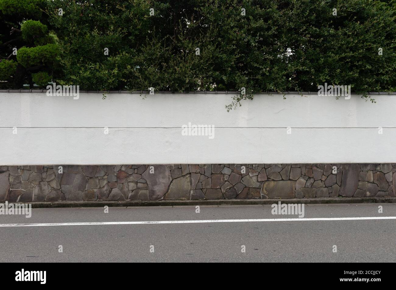 Empty Sidewalk Side View