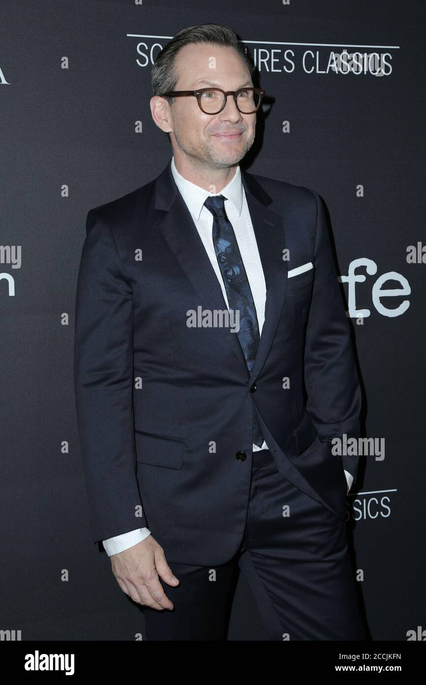 LOS ANGELES - JUL 23: Christian Slater at the The Wife Premiere on the ...