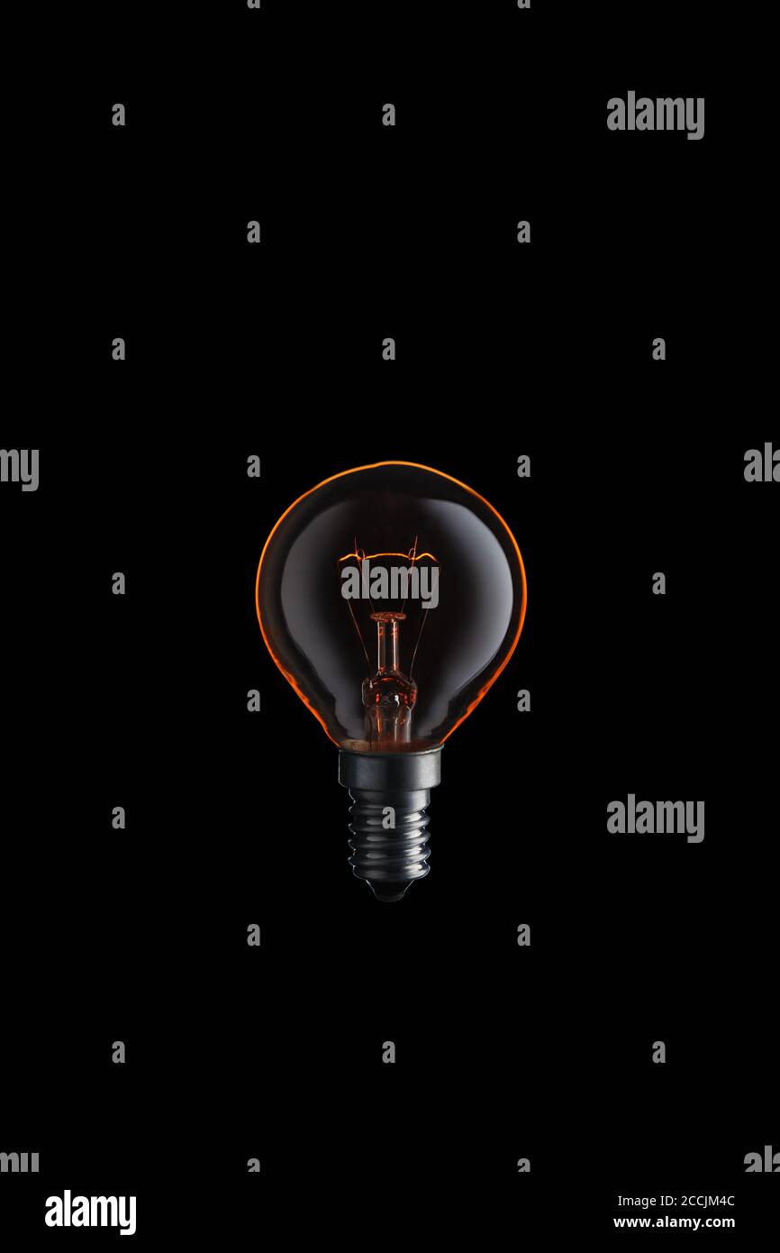 Light bulb burning hi-res stock photography and images - Alamy
