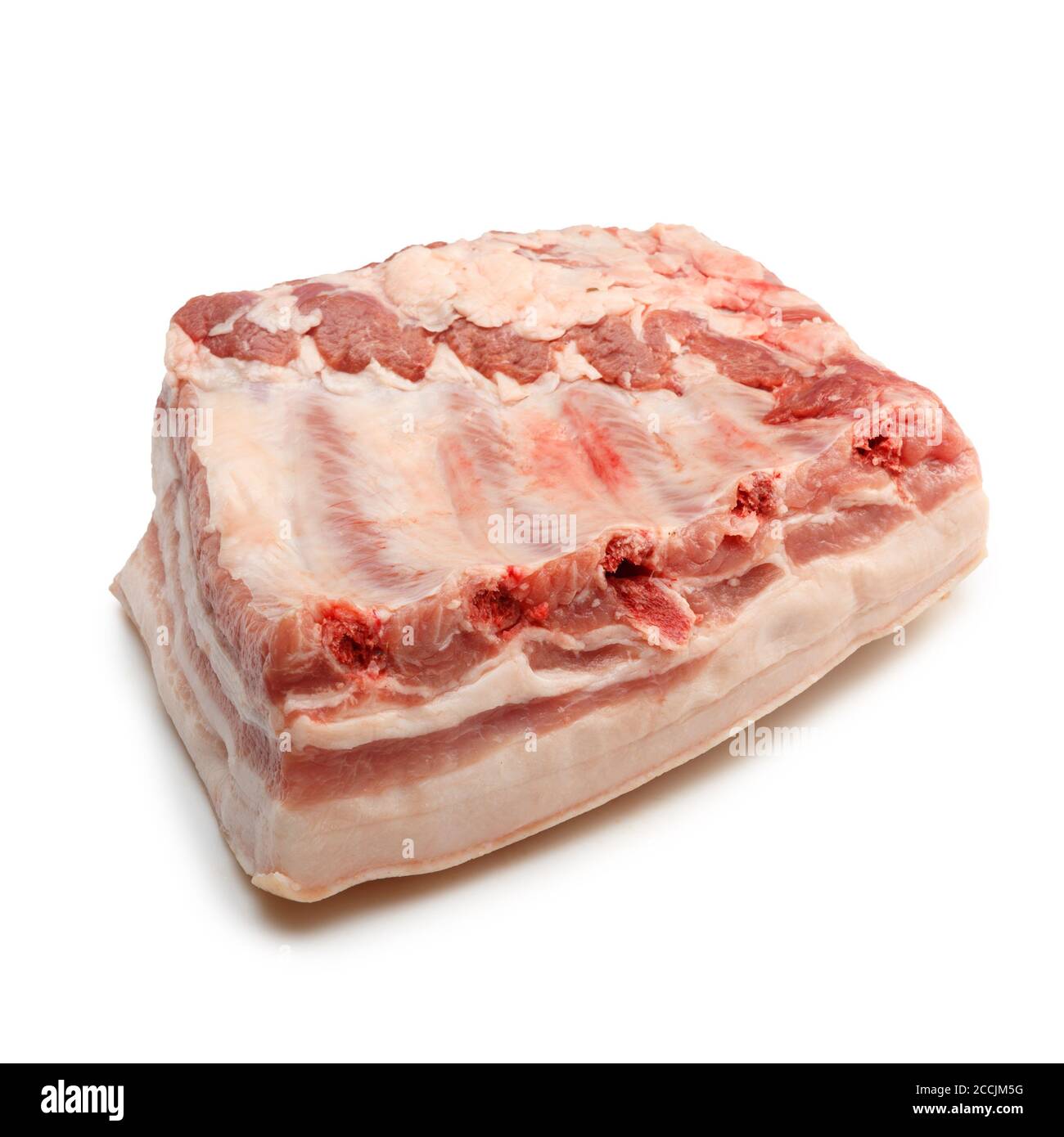 Farm raw beef Dorso-lumbar, piece of beef on a white background Stock ...