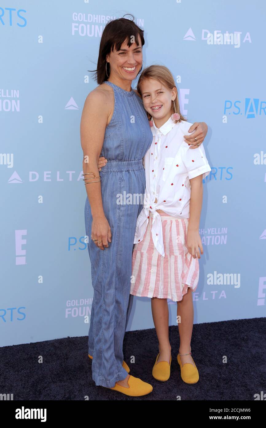 LOS ANGELES - OCT 7: Constance Zimmer, daughter at the P.S. Arts ...