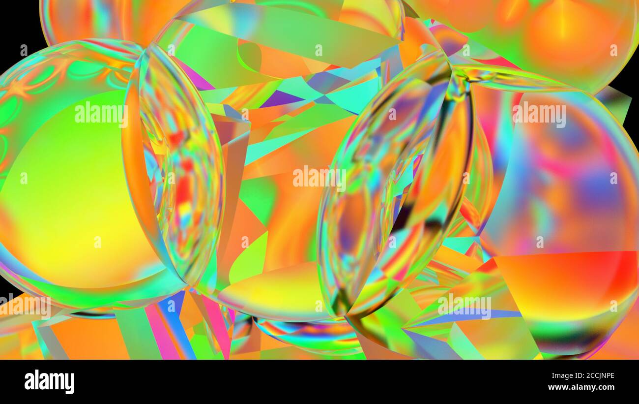 colored balls isolated on white background, 3d rendering Stock Photo ...