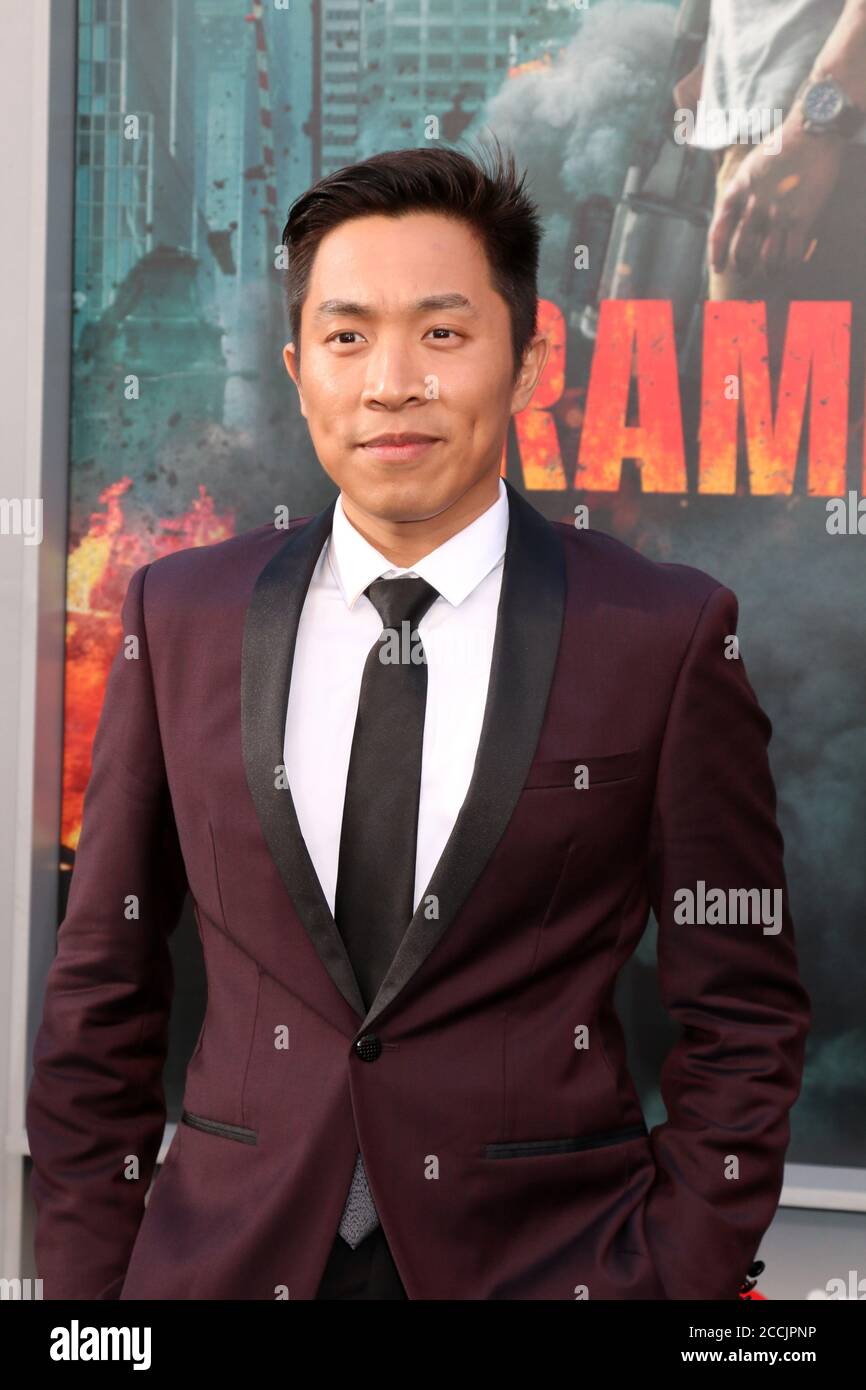 LOS ANGELES - APR 4: David An at the Rampage Premiere at Microsoft ...