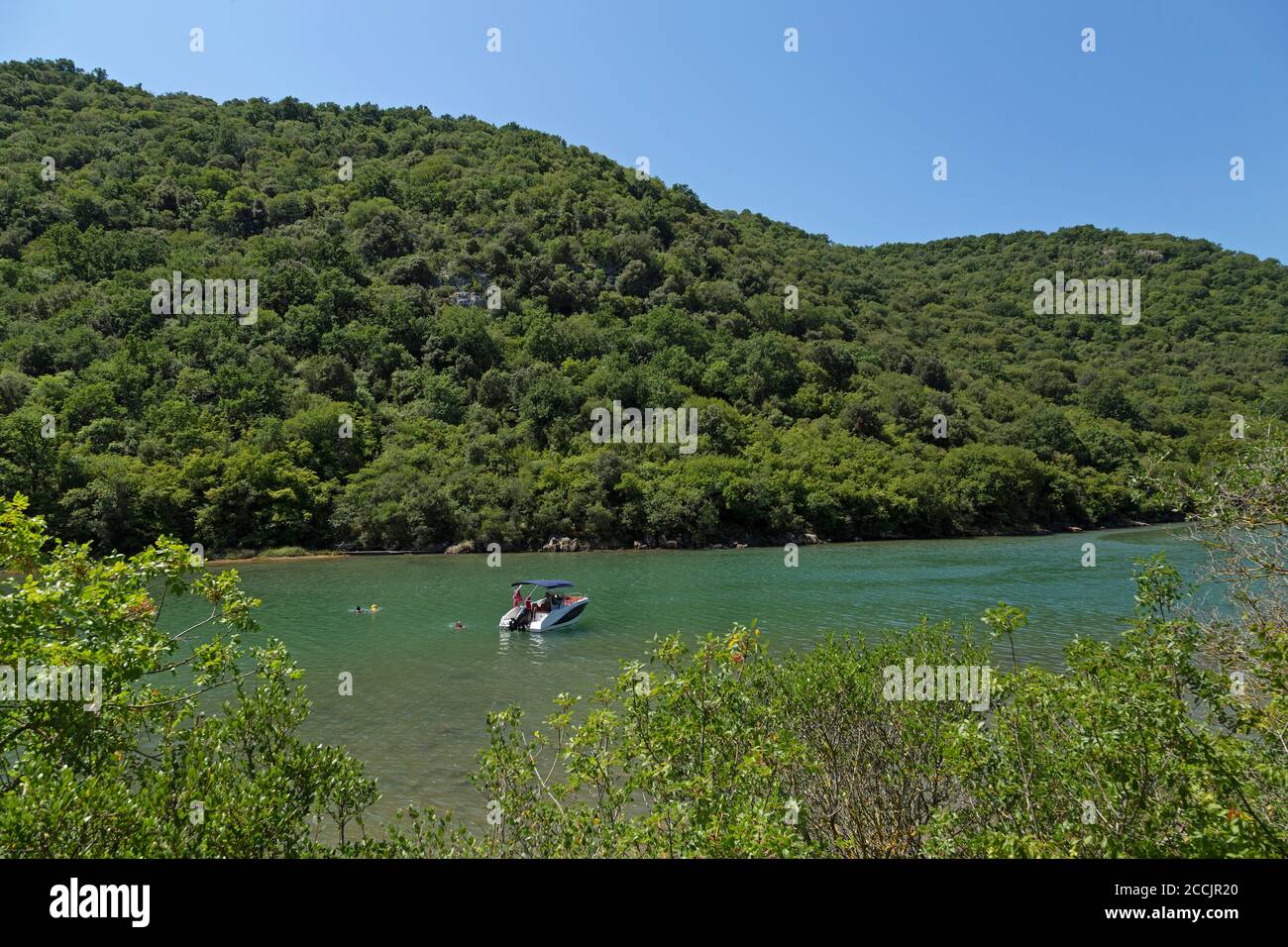Boot im Limski Kanal, Istrien, Kroatien | boat on Lim Channel, Istria ...