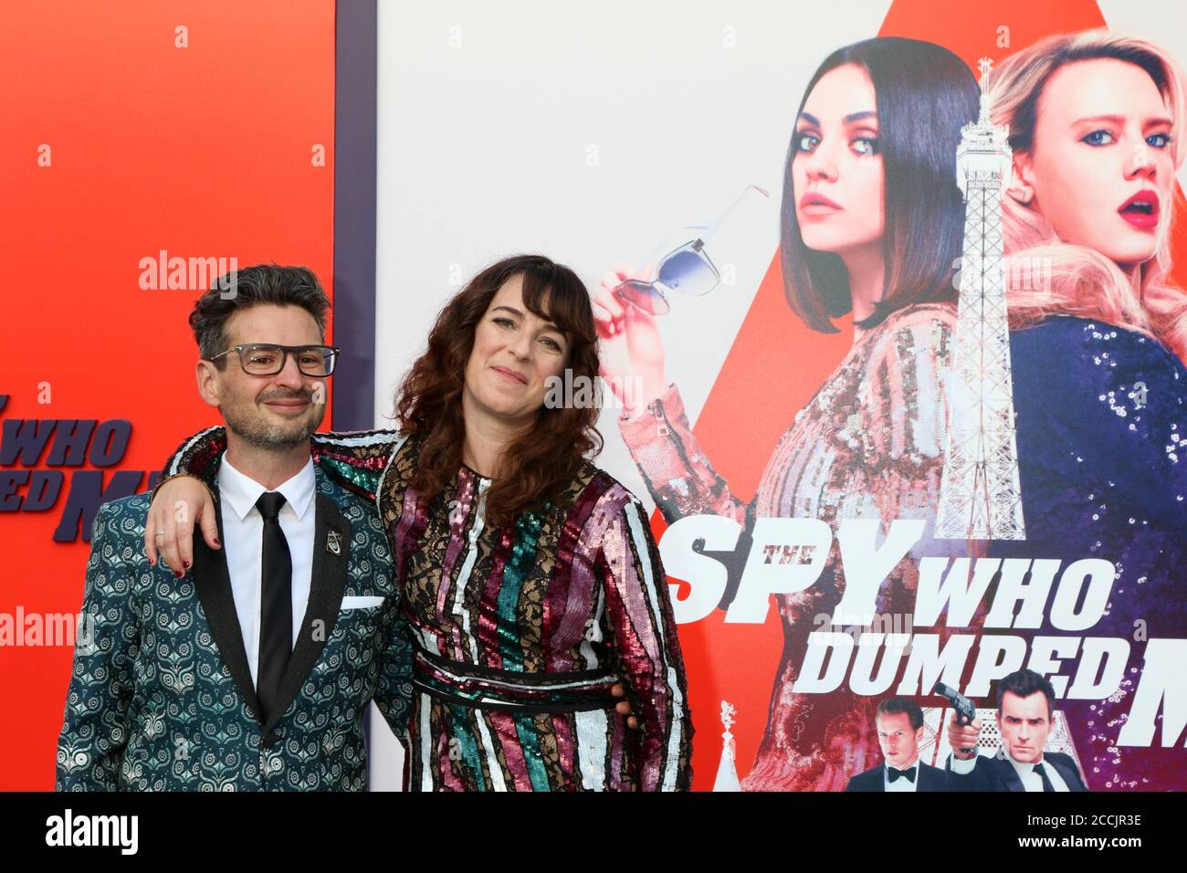 LOS ANGELES - JUL 25: David Iserson, Susanna Fogel at The Spy Who ...
