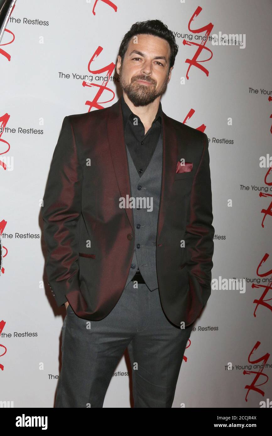 LOS ANGELES - MAR 26: David Lago at the The Young and The Restless ...