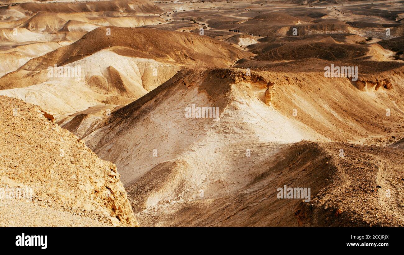 Landscapes of Israeli desert under the blue sky in daytime Stock Photo ...
