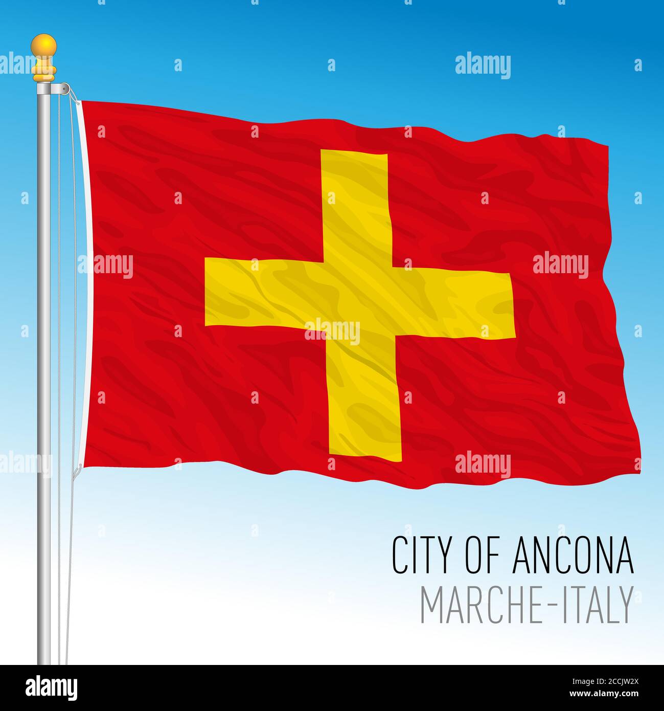 Ancona city beach Stock Vector Images - Alamy