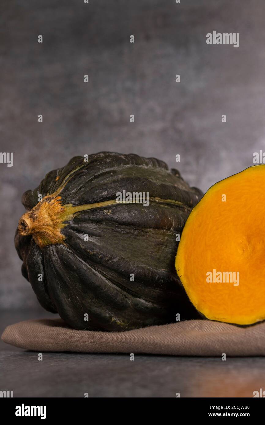 Typical pumpkin from Peru, also called as: Zapallo Loche or Lambayeque ...