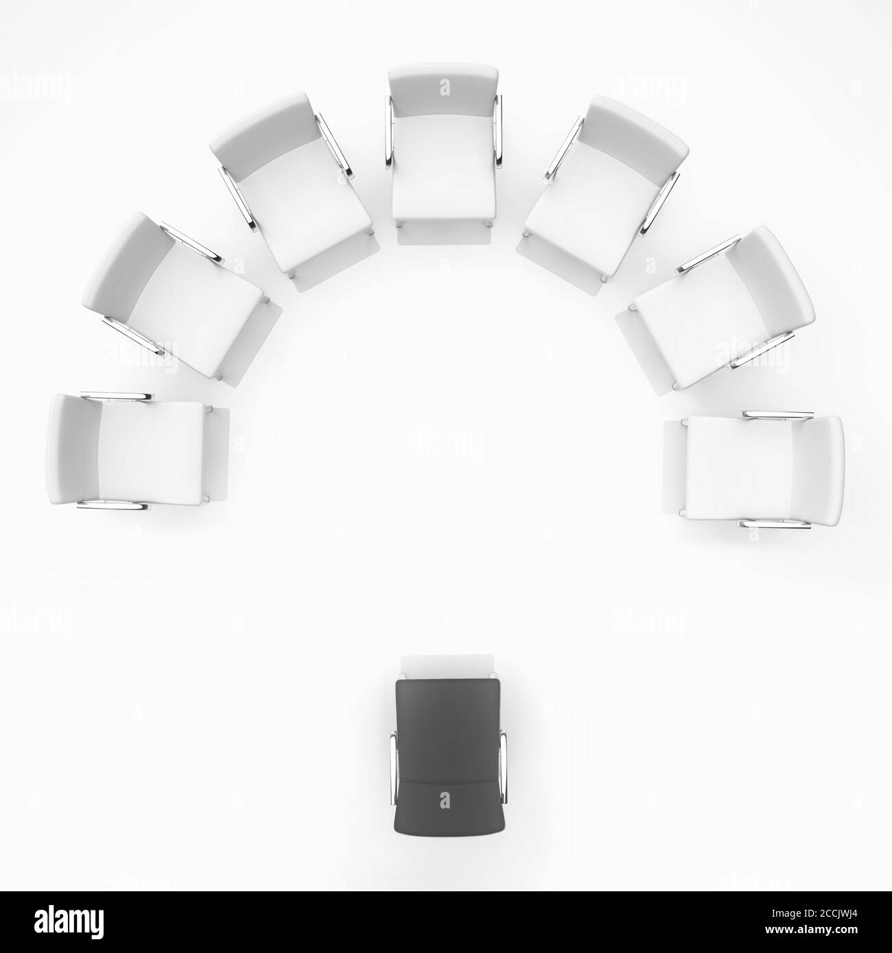 Chairs a semicircle hi-res stock photography and images - Alamy