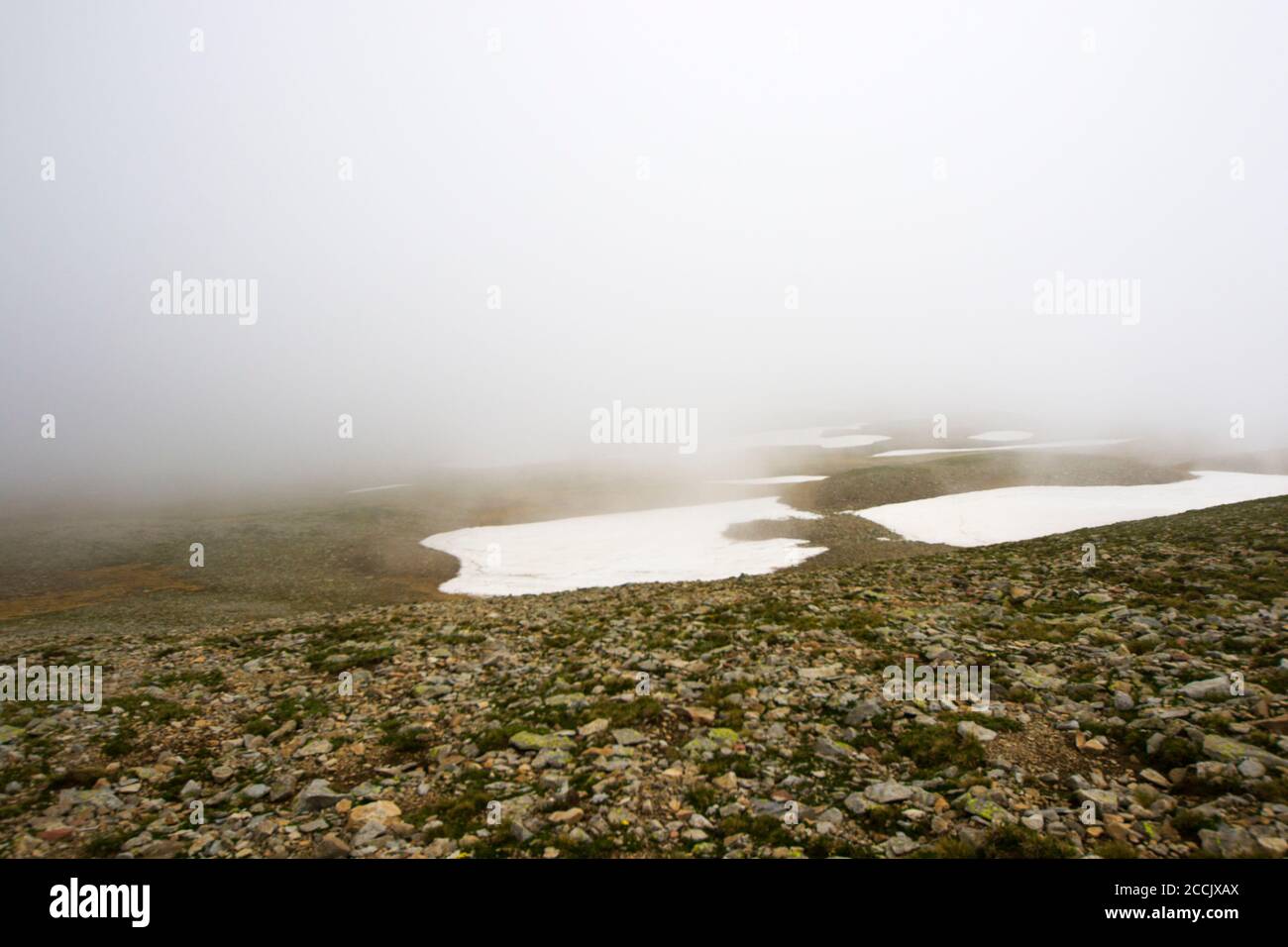 Mountain landscape and view of mountain range in Javakheti, Georgia ...