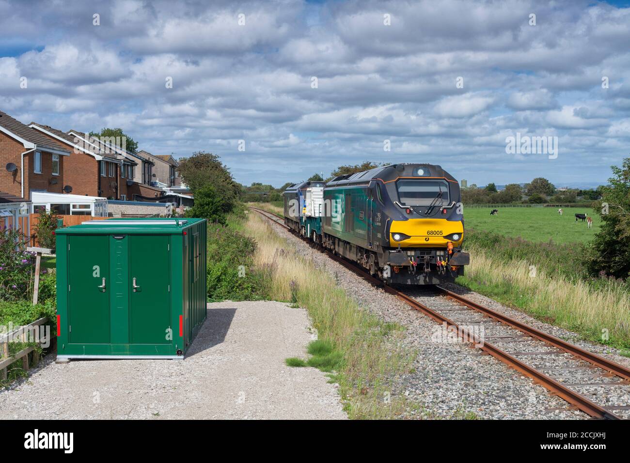 Direct rail services nuclear waste train hi-res stock photography and ...