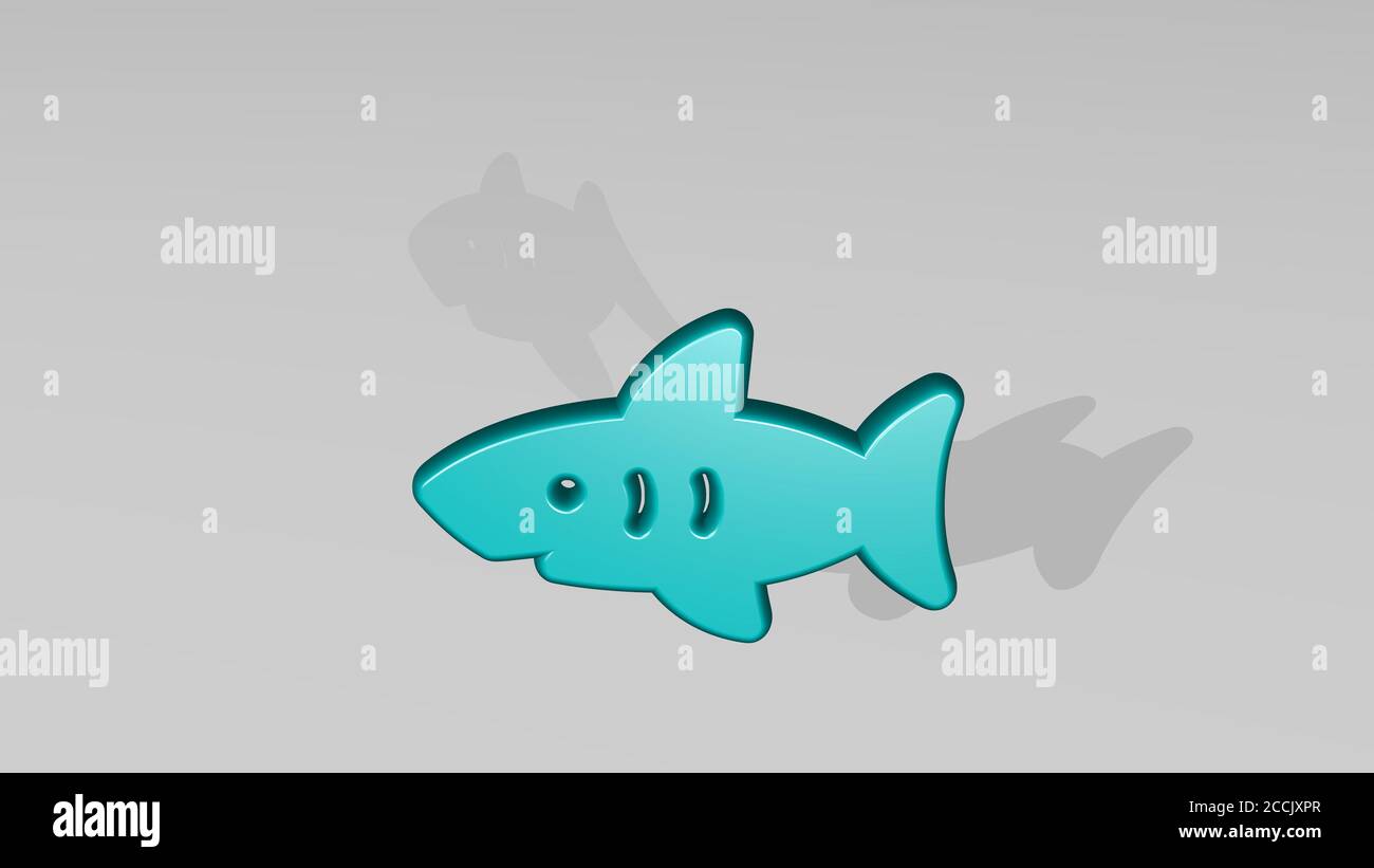 Shark shadow logo hi-res stock photography and images - Alamy