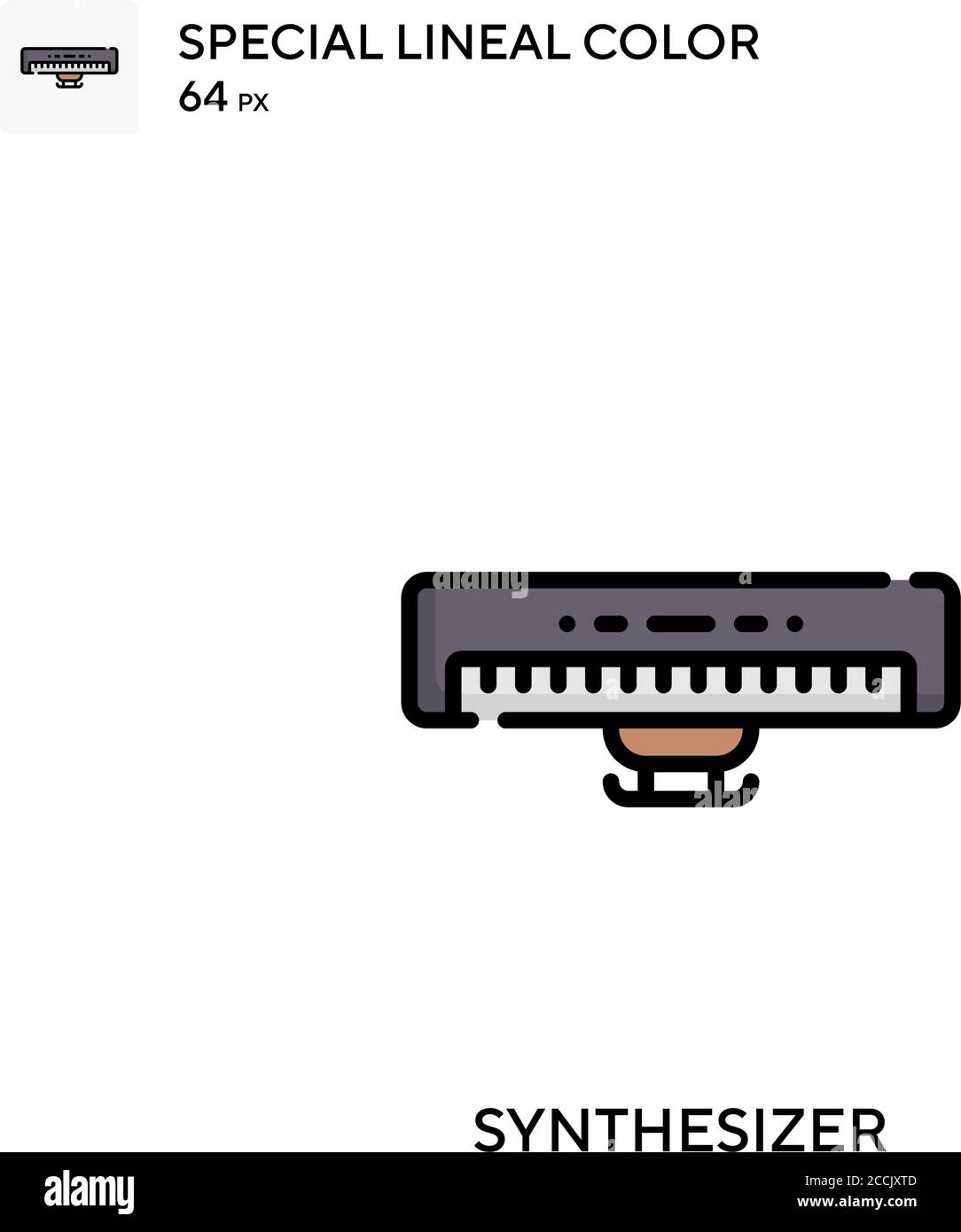 Synthesizer Special lineal color icon. Illustration symbol design ...