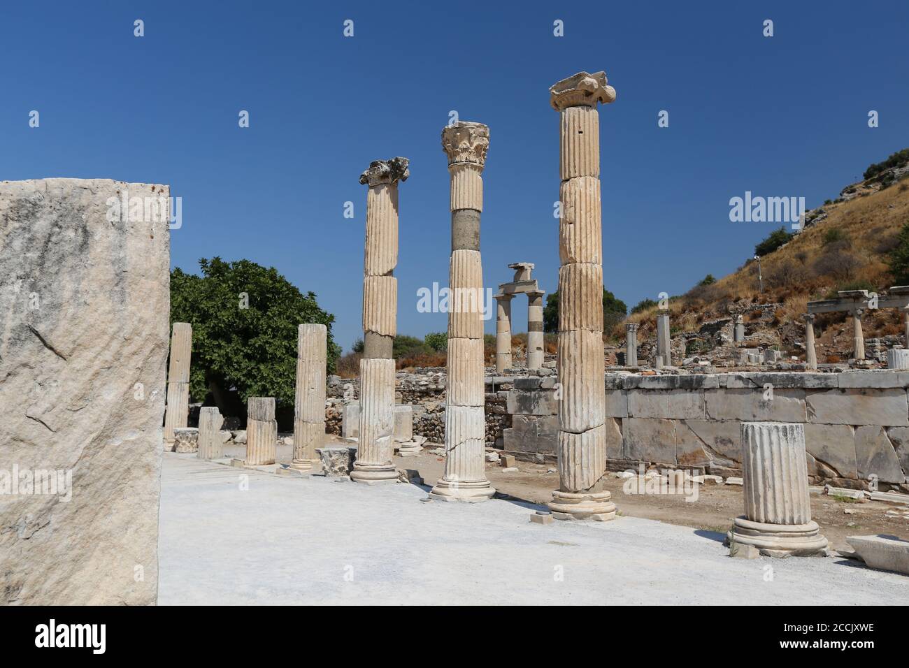 Ephesus Ancient City in Selcuk Town, Izmir City, Turkey Stock Photo - Alamy