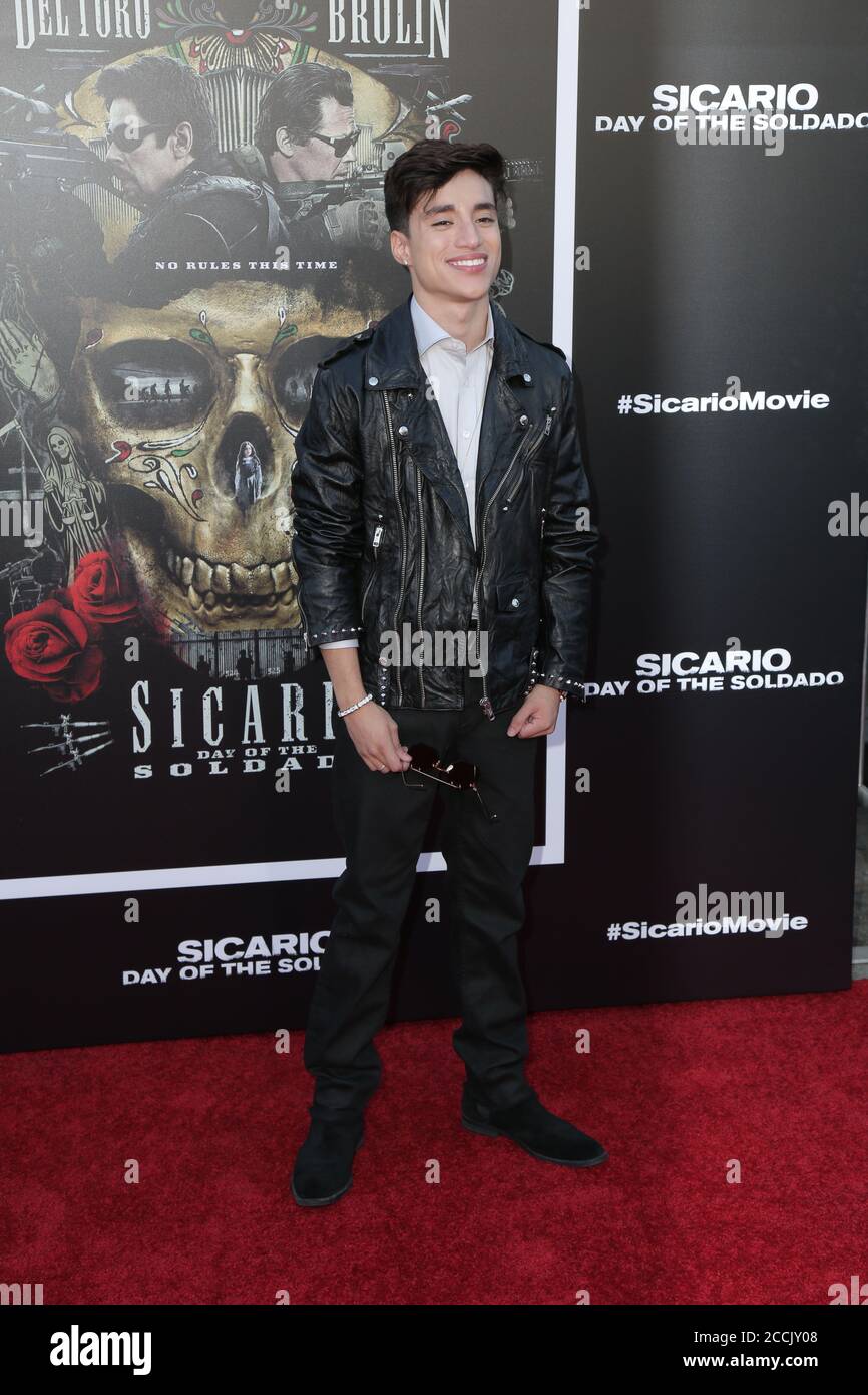 LOS ANGELES - JUN 26: Elijah Rodriguez at the Sicario: Day Of The ...