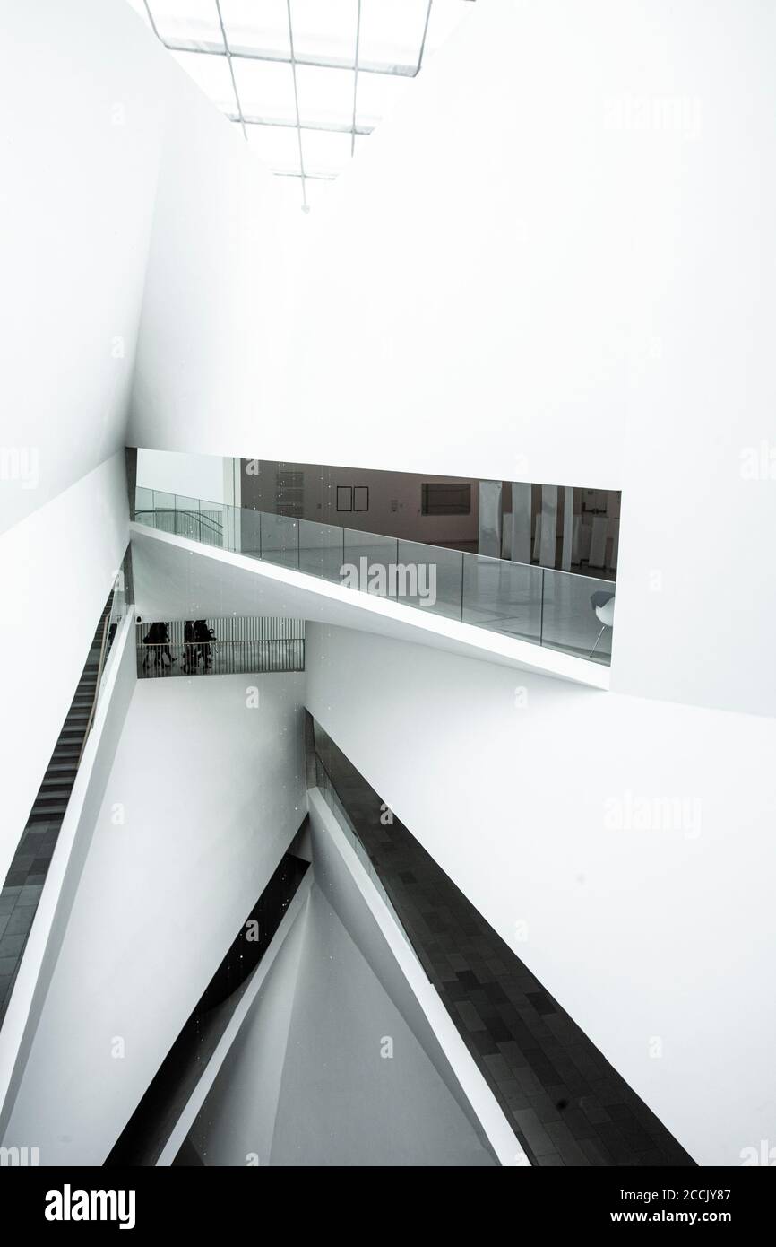 TEL AVIV, ISRAEL - DECEMBER 15, 2018: Interior of the new building of ...