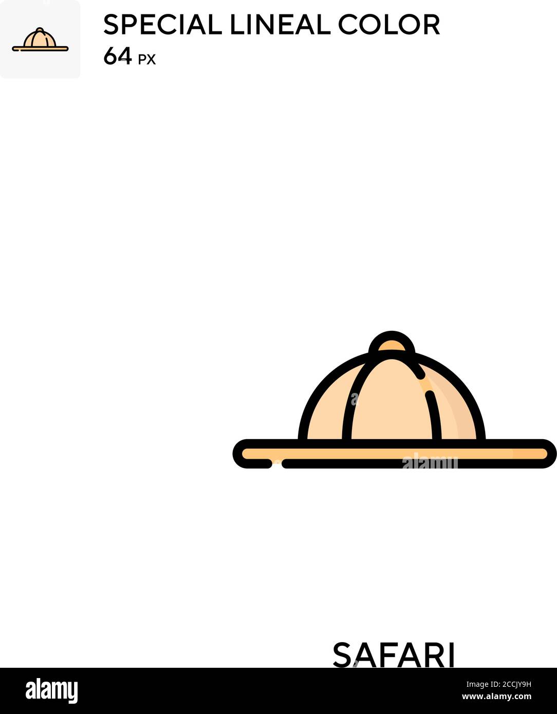 Safari Special lineal color icon. Illustration symbol design template ...