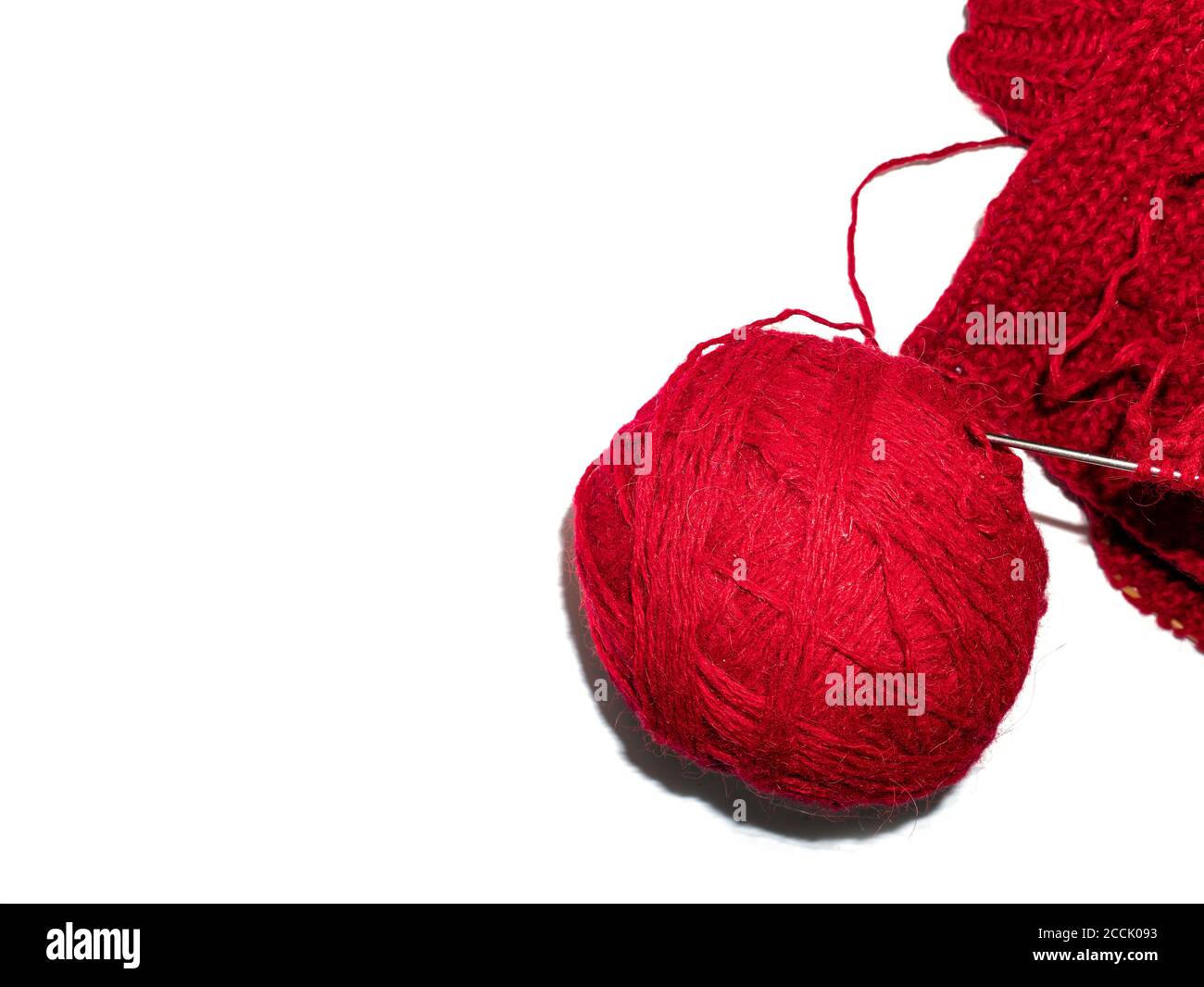 A ball of thread for knitting clothes Stock Photo - Alamy