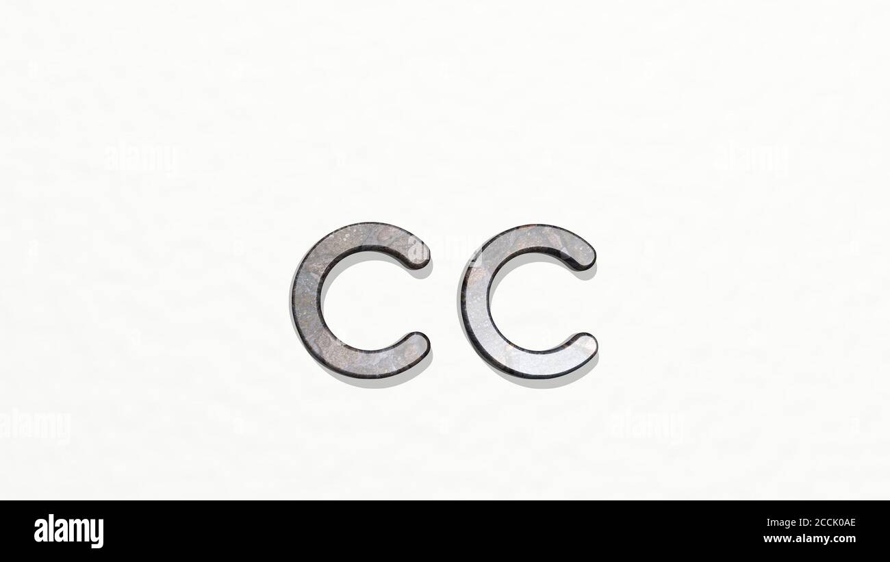 DISABILITY CC 3D icon on the wall, 3D illustration Stock Photo - Alamy